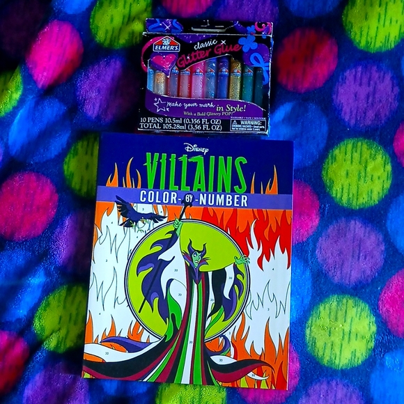 Disney | Other | Disney Villains Coloring Book Brand New Color By ...